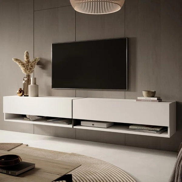 Ivana Floating TV Unit for TVs up to 75" - White | Floating TV Units ...