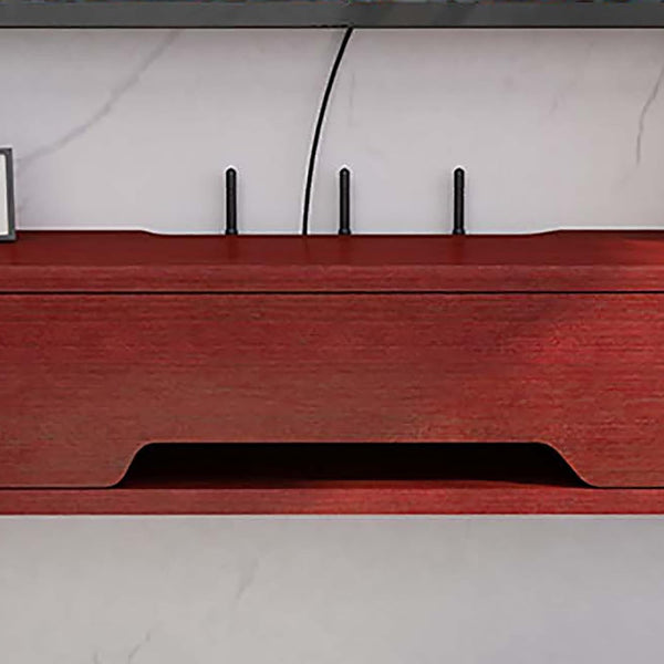 Isak Floating TV Unit for TVs up to 50" - Red | Floating TV Units ...