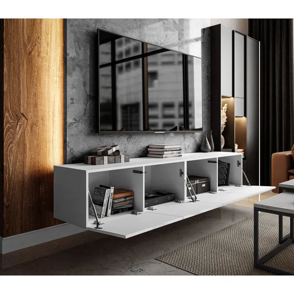 Alaia Floating TV Unit for TVs up to 46" - White | Floating TV Units ...