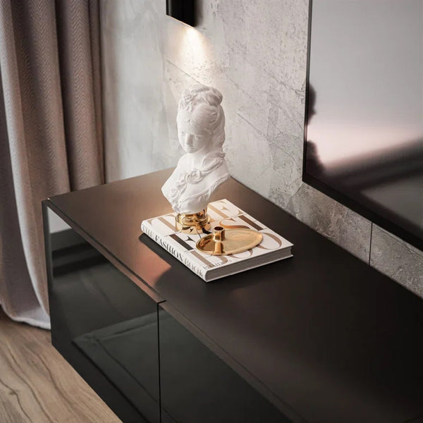 Alex Floating TV Unit for TVs up to 88" - Black | Floating TV Units ...