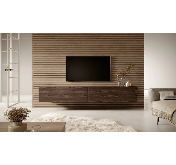 Irene TV Stand for TVs up to 75" - Walnut - Floating TV Units