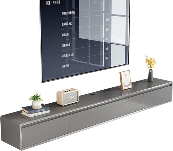 Meg Floating TV Unit for TVs up to 65" - Grey | Floating TV Units ...