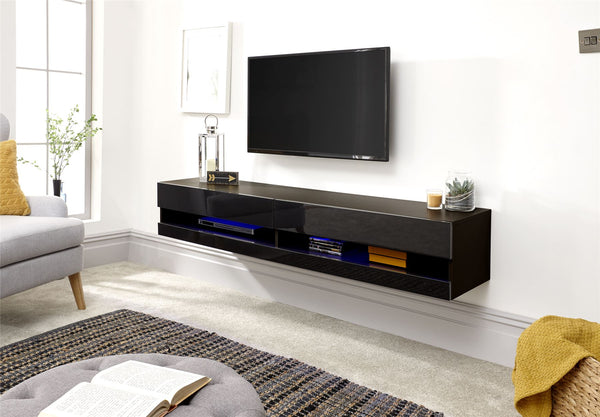 Kane Floating TV Unit - Black| Floating TV Units - Floating TV Units