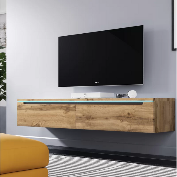 Caldicot Floating TV Unit - Oak | Floating TV Units - Floating TV Units