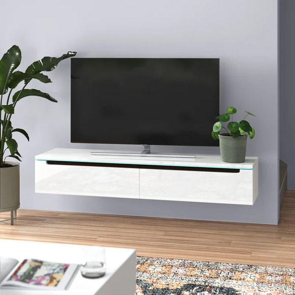 Caldicot Floating TV Unit - White | Floating TV Units - Floating TV Units