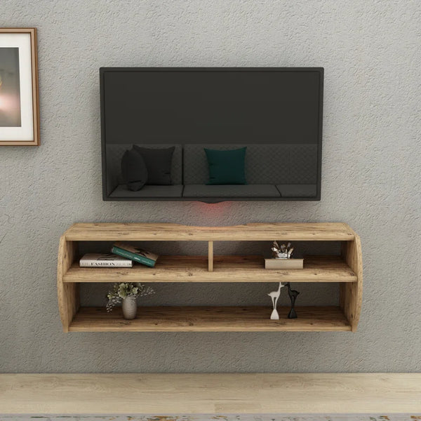 Moyer Floating TV Unit for TVs up to 50" - Atlantic Pine| Floating TV ...